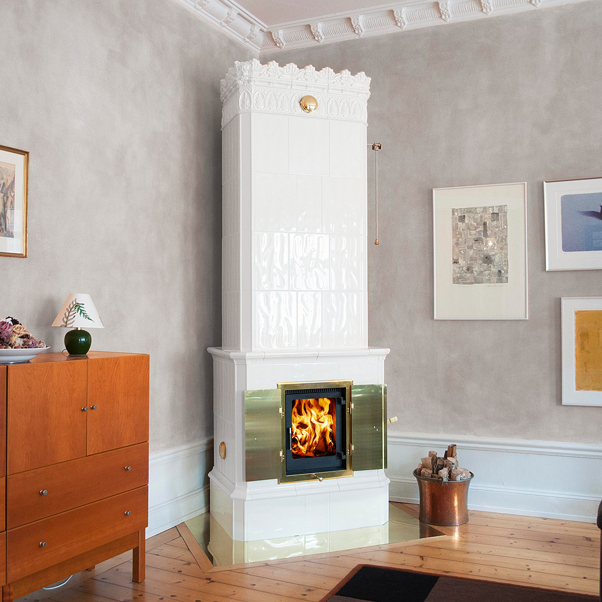 Heat storing tiled stove Gabriel KUNGÄLV - Kodukolle