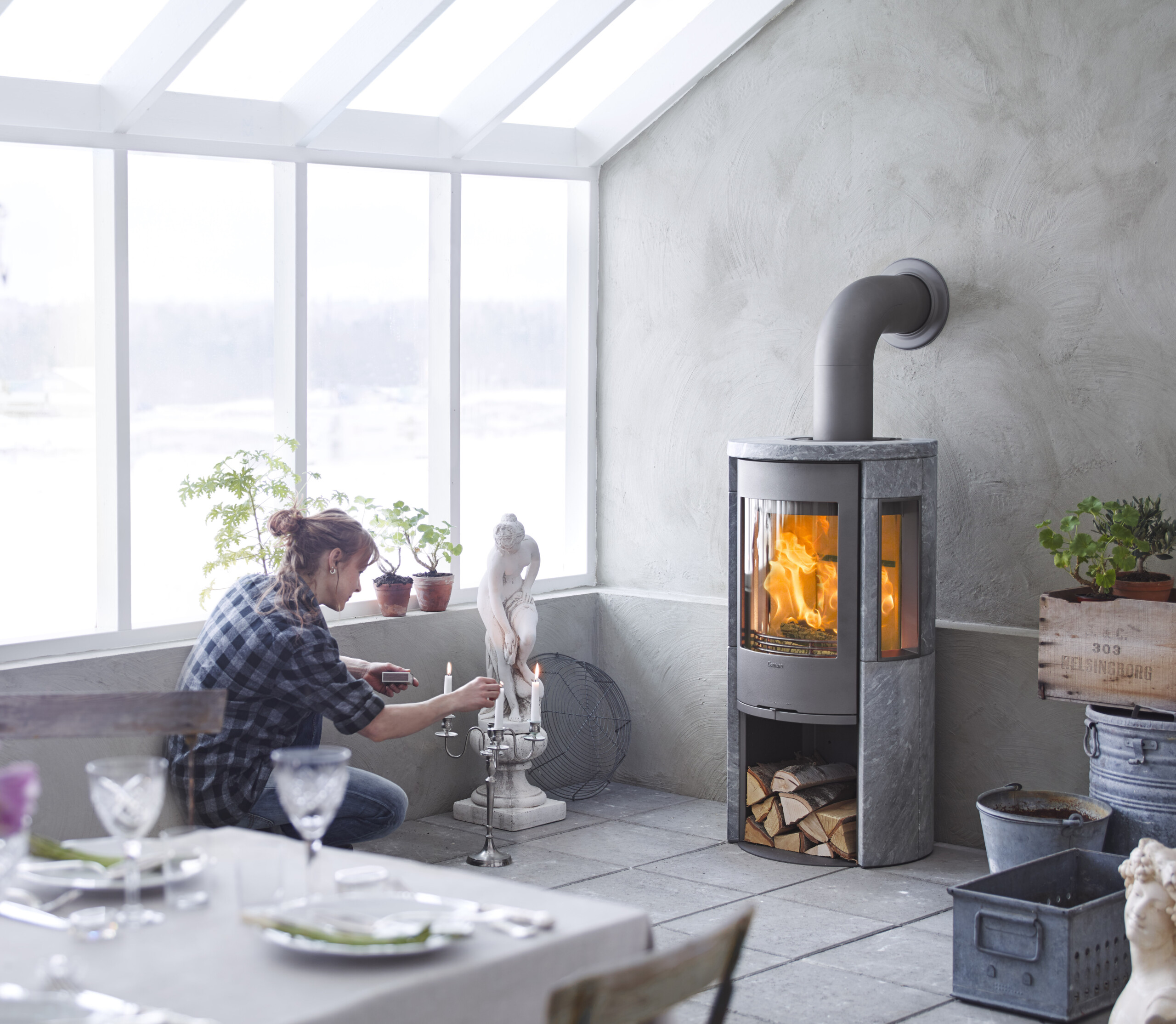 CONTURA 556T STYLE kamin - Kodukolle
